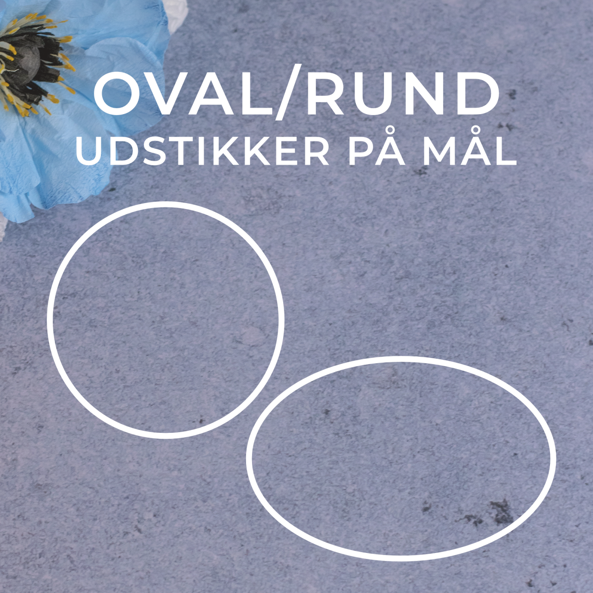 Oval/rund udstikker på dine mål - Specialfremstilling - Lola Keramik
